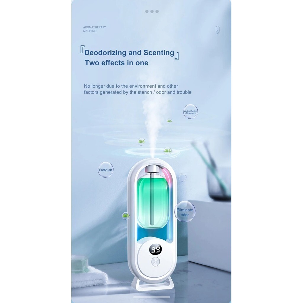 Wall-mounted Automatic Aromatherapy Machine Automatic Spray Diffuser ...