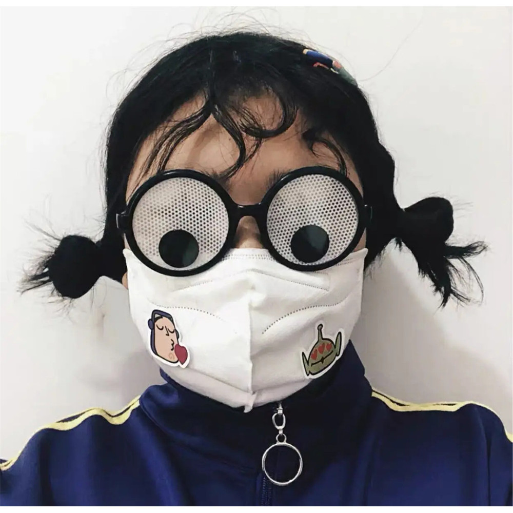 Googly Eyes Glasses Halloween Funny Shaking Costume Eyes Glass Novelty ...