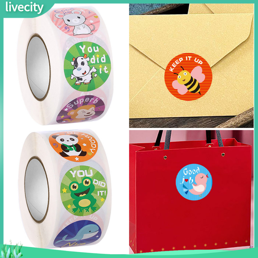livecity| 1 Roll Stickers Waterproof Without Residue Exquisite Great ...