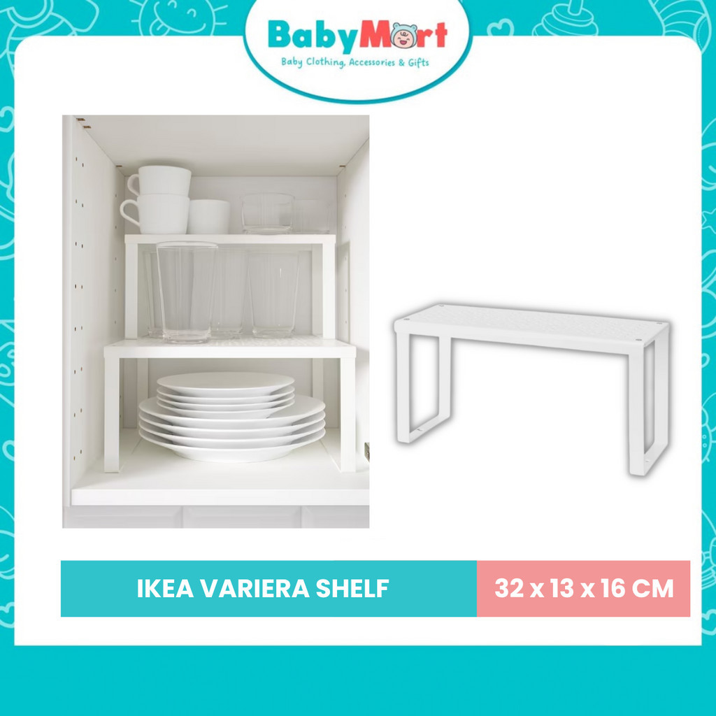 IKEA VARIERA Shelf White Insert Rack Storage Cabinet Extra Space ...