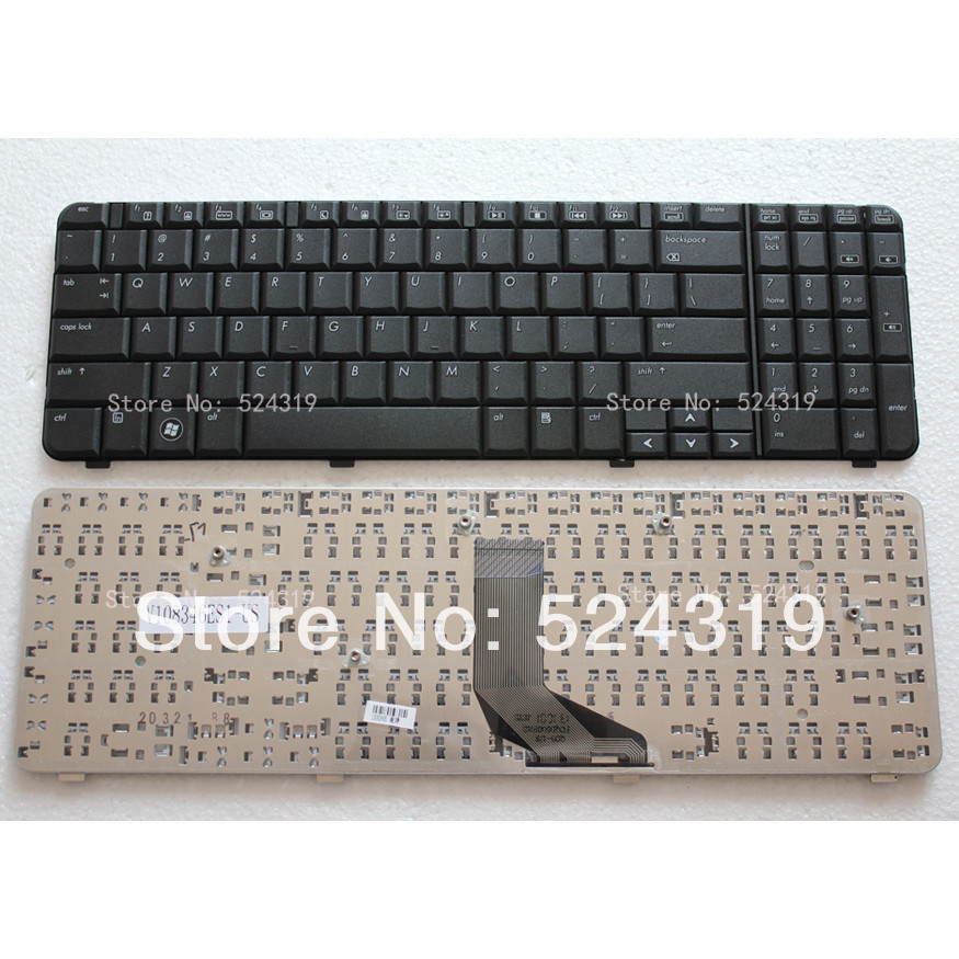 100% Laptop Keyboard for HP CQ61 G61 G61-300 US Layout Black | Shopee ...