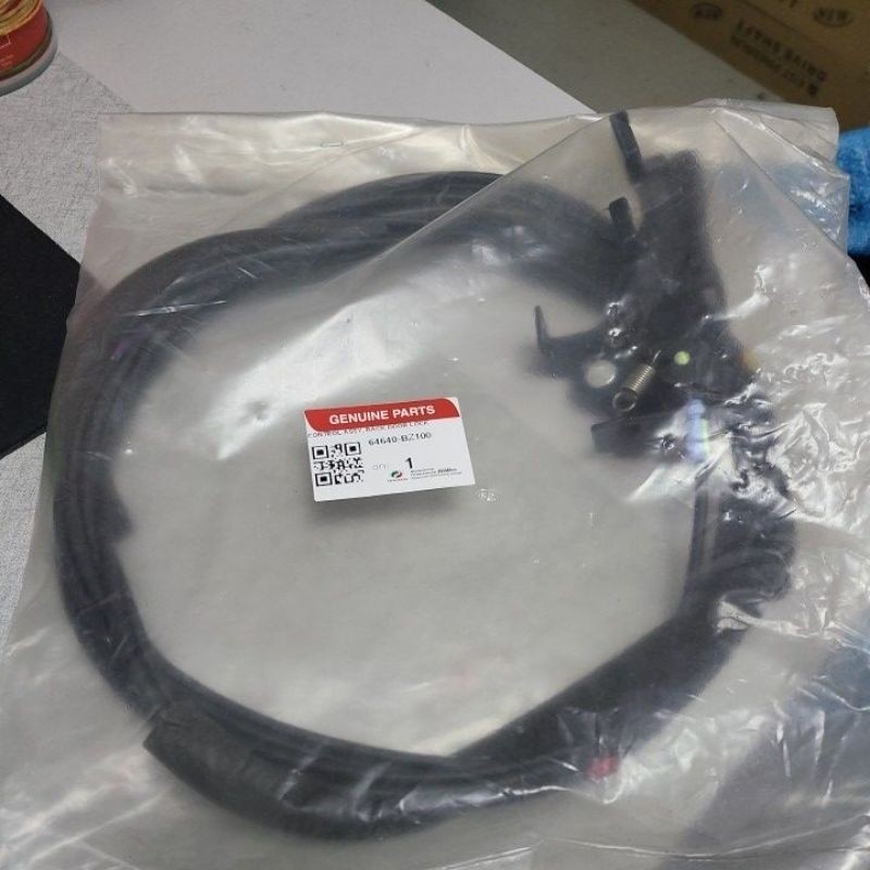 64640-BZ100 PERODUA BEZZA FUEL LID AND REAR BONNET CABLE WITH HANDLE ...