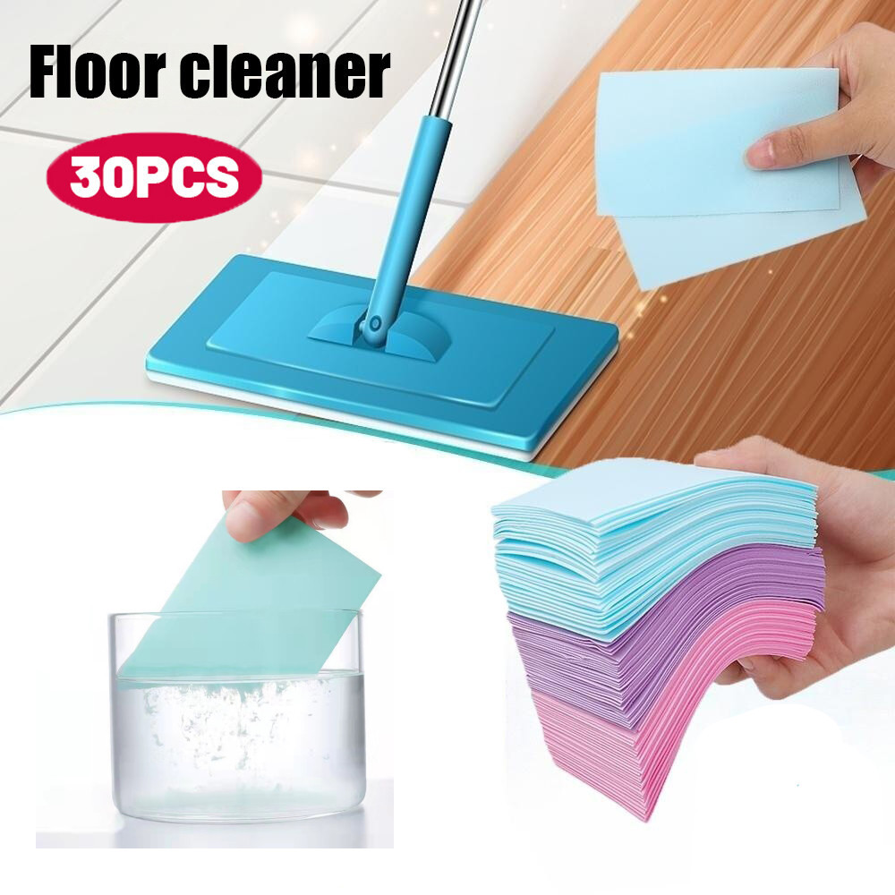 【𝗦𝗔𝗕𝗨𝗡 𝗞𝗘𝗥𝗧𝗔𝗦】1PACK 30 Sheet Multi Effect Floor Cleaning Hygiene Slice ...