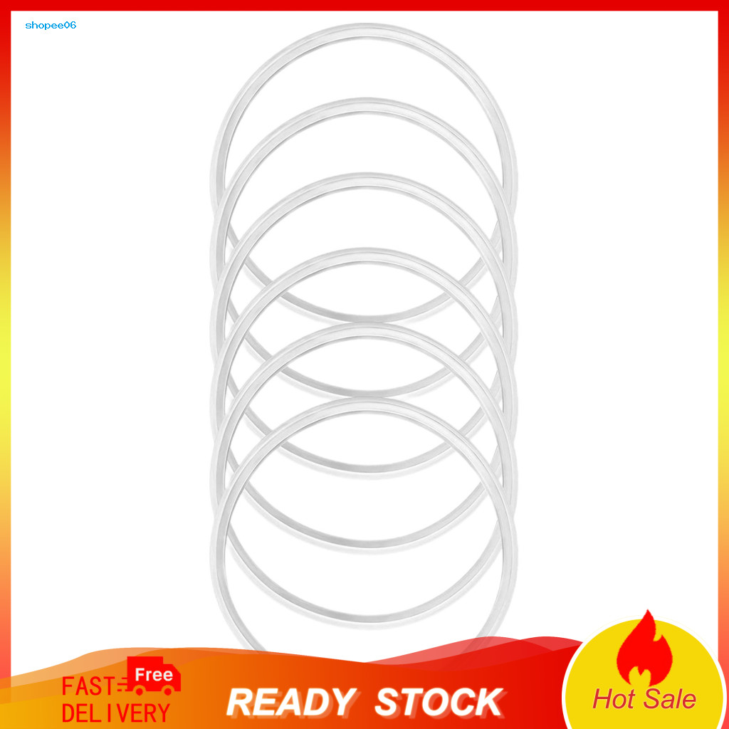 SDRU Cup Seal Rings Secure Cup Seal Rings 6pcs Food Grade Silicone O ...