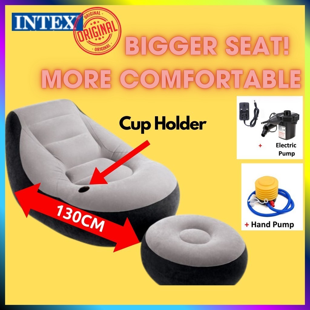 🔥BIG SET🔥 INTEX 68564 Ultra Lounger Inflatable Relaxing Air Chair Sofa ...