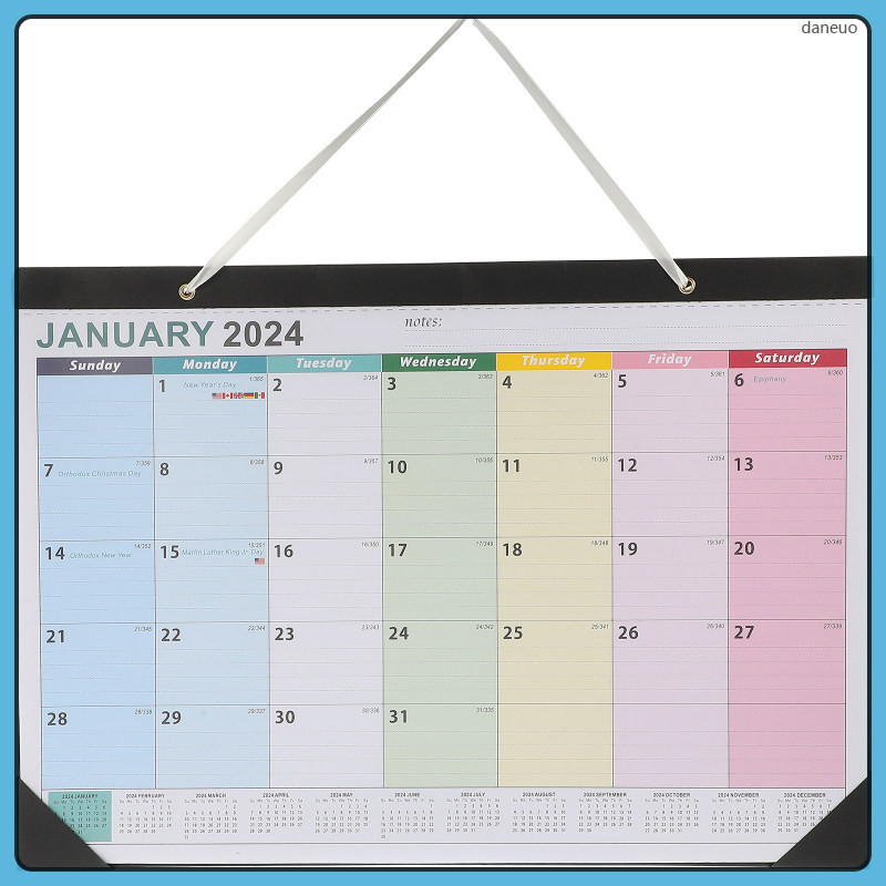 Monthly Calendar Wall Hanging 2024 Calendars Whiteboard Countdown Daily ...
