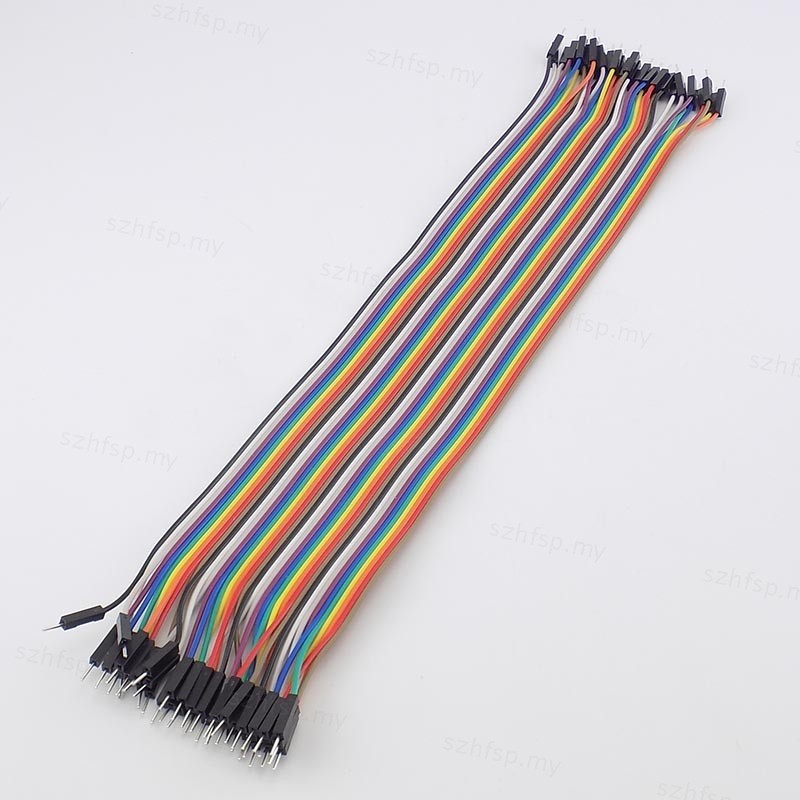 Male to Male Jumper Wire 10cm/20cm/30cm 40 Pin Line Eclectic Cable for ...