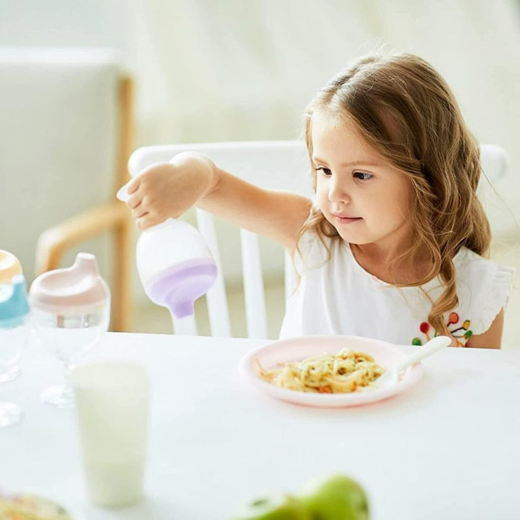 Gelas Ajar Anak Minum Air Gelas Minuman Kanak-kanak Plastik Berkaki ...