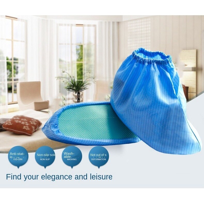 ESD Foot Cover Anti-static Indoor Workshop Washable Dust-free Foot ...