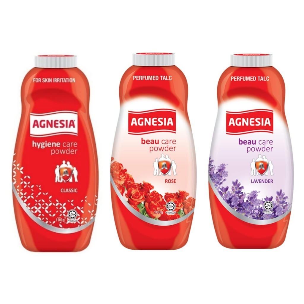 AGNESIA PERFUMED TALC BEAU CARE POWDER 100G - CLASSIC (EXP:12/2026 ...