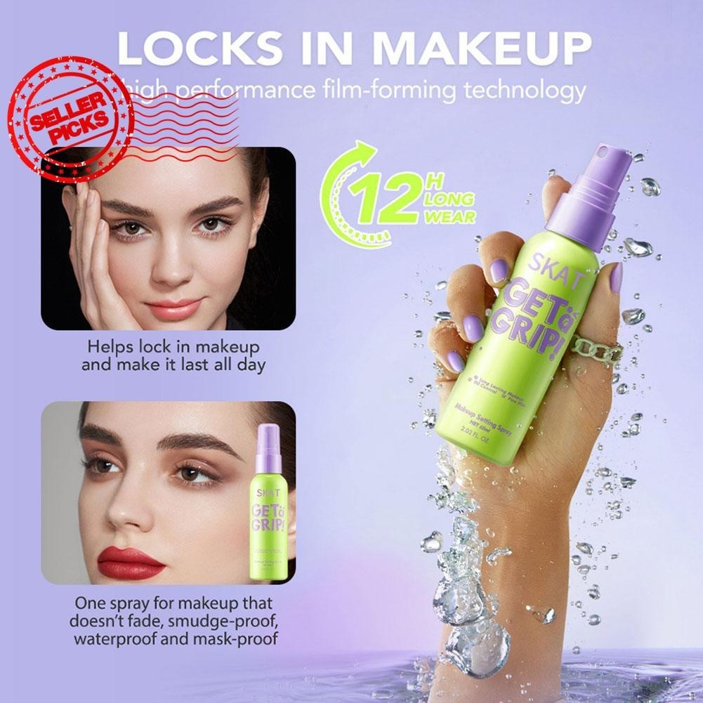 Make-Up Setting Spray Lasting Setting Moisturizing Finish Oil Spray ...