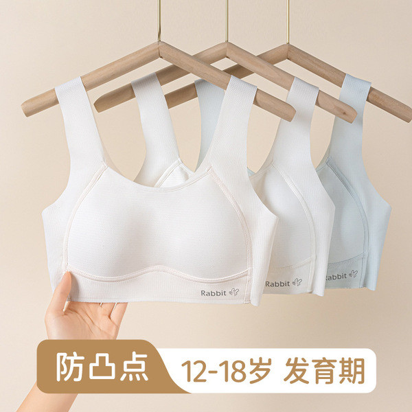 內衣無鋼圈 push up 內衣無鋼圈 大碼內衣 New Style Girls Underwear Junior High School ...