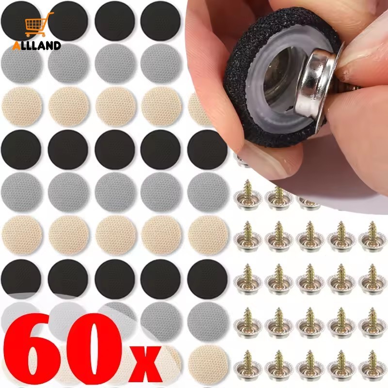 Universal Car Interior Roof Fixing Buckles Screw Kit - Headliner ...