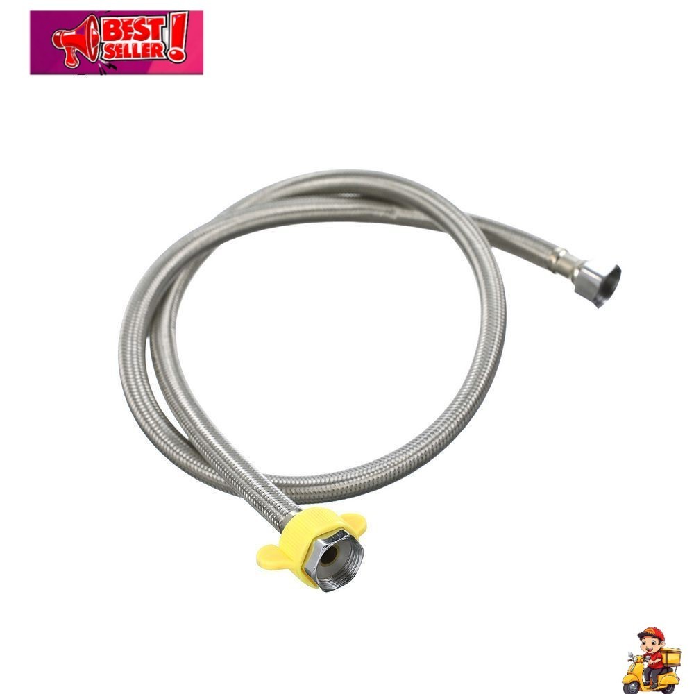 Wayar Paip Besi, Paip Air Besi, Stainless Steel Flexible Hose 100cm ...