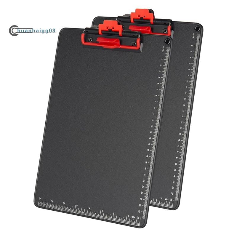.2 Pack Clipboards with Pen Holder, 12.5 X 9 Inch Standard Letter A4 ...
