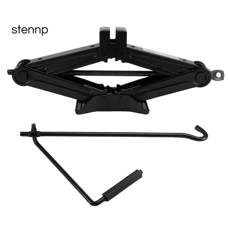 Car Scissor Jack 2 Ton (4000lbs) Capacity Portable Steel Tire Jack with ...