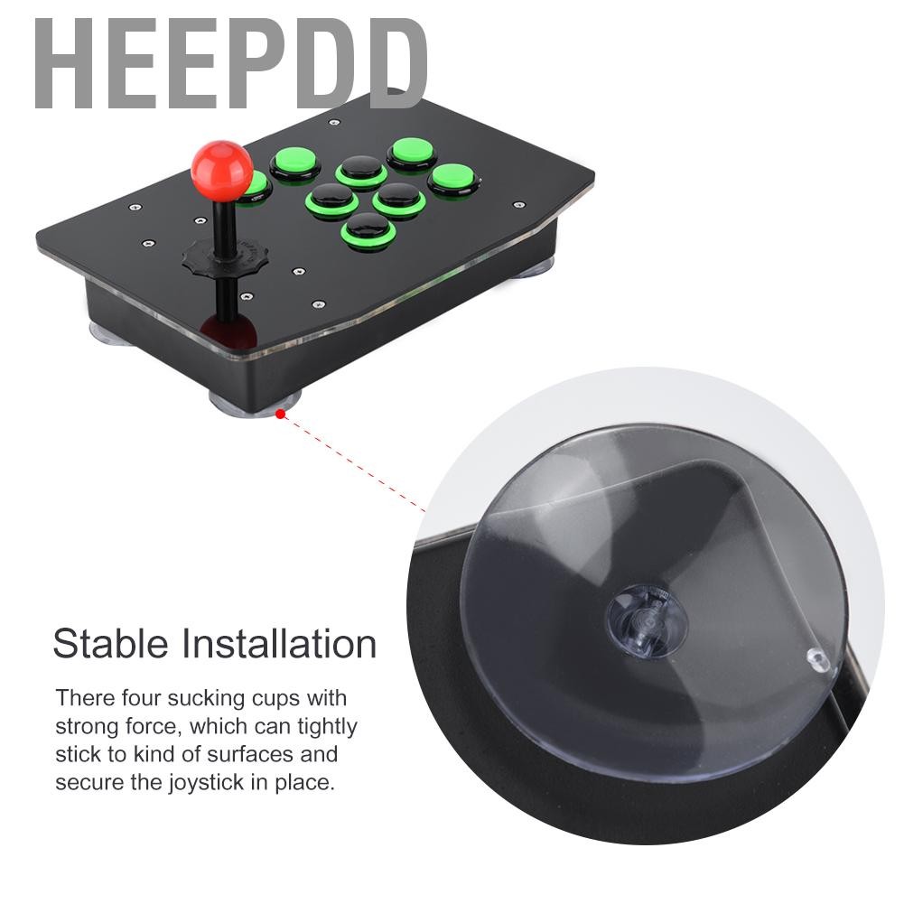 HEEPDD USB Arcade Fighting Joy stick Controller Fight Stick Game ...