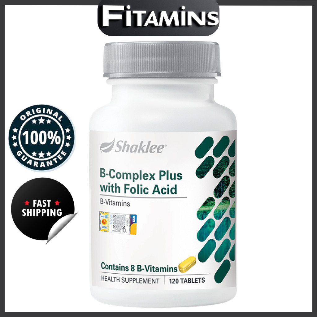 [Exp:09/26] 100% ORIGINAL SHAKLEE - B Complex Plus Vitamin B with Folic ...