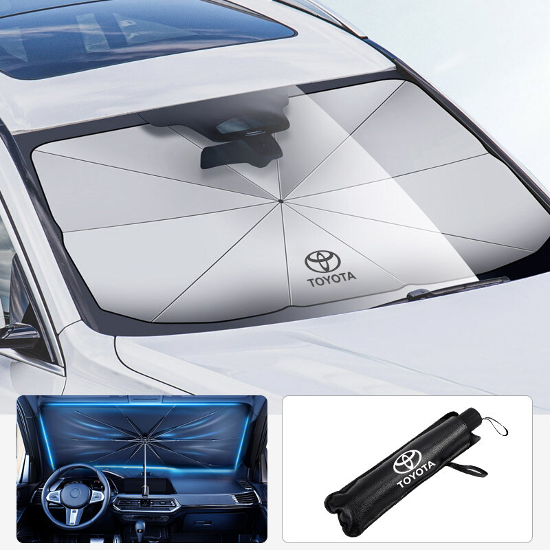 Car Foldable Sun Umbrella Windshield Block Heat UV Sun Shade Umbrella ...