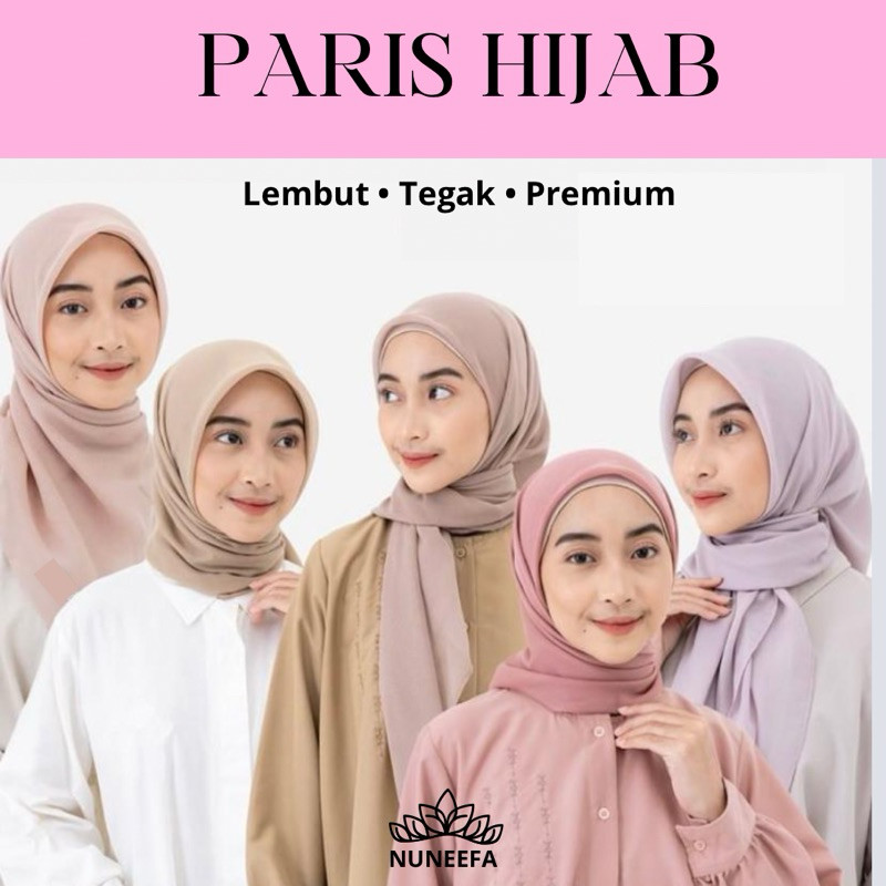 Paris Plain Premium Basic Rectangular Hijab | Afada | Exclusive Paris ...