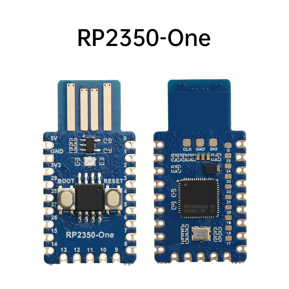 Rp2350-One 4Mb Flash Microcontroller Development Board Based On Rp2350a Dual Core Dual ...
