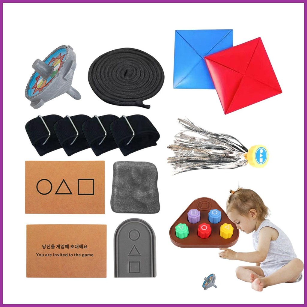 Gonggi Game Toys Folk Play Set Magnetic Korean Gonggi Game Stone ...