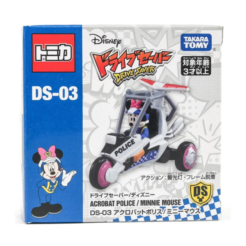 Takara Tomy Tomica Drive Saver DS-03 Acrobat Police Minnie Mouse ...