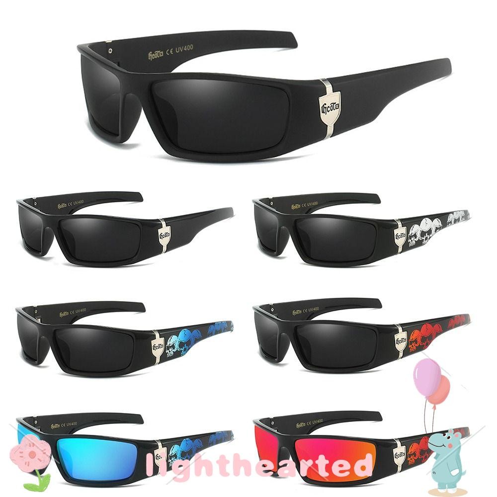 LIGHTHEARTED Polarized Sunglasses, Biker Gangster Style Driving Riding ...