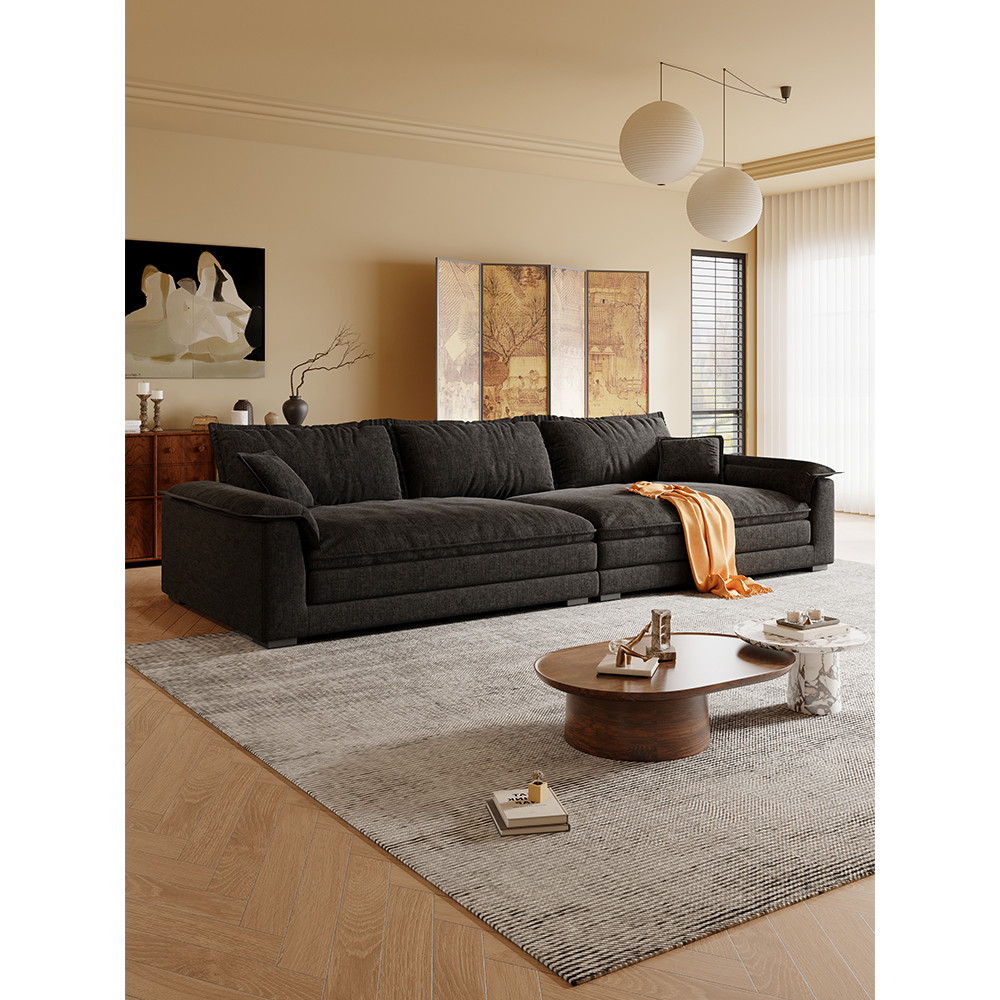 Minimalis Itali Chenille Tempat Duduk Dalam Perahu Layar Sofa Fabrik ...