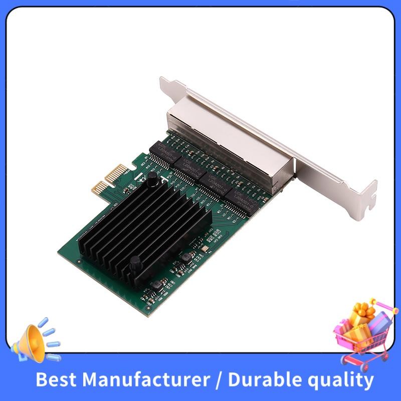 【NEW】Pci-E X1 Gigabit Network Card Pci-Express 4 Port Ethernet Network Card Rtl8111F Ethernet ...