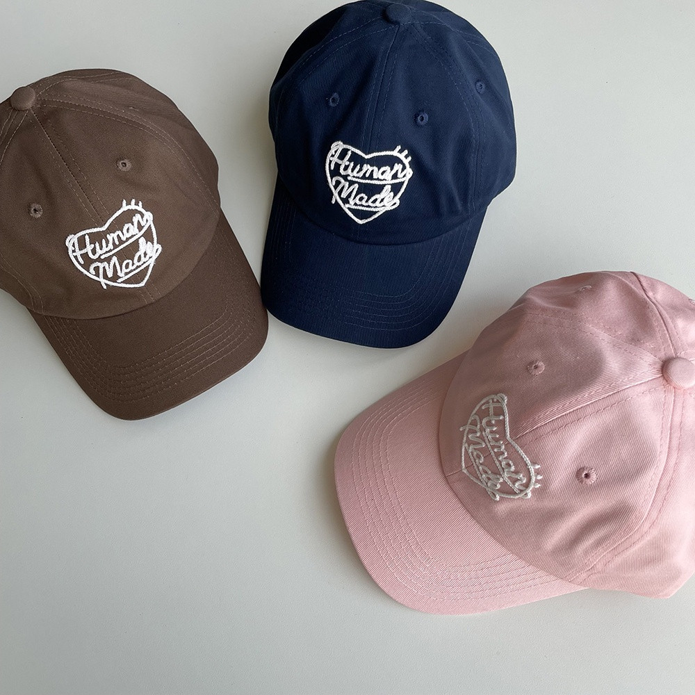Nigo Human Made Cutout Heart Embroidered Baseball Cap Cap | Shopee Malaysia