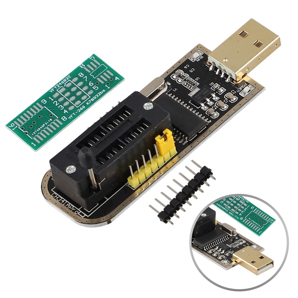 CH341A USB Programmer for 24 25 Series FLASH Microcontrollers STC Flash Modules | Shopee Malaysia