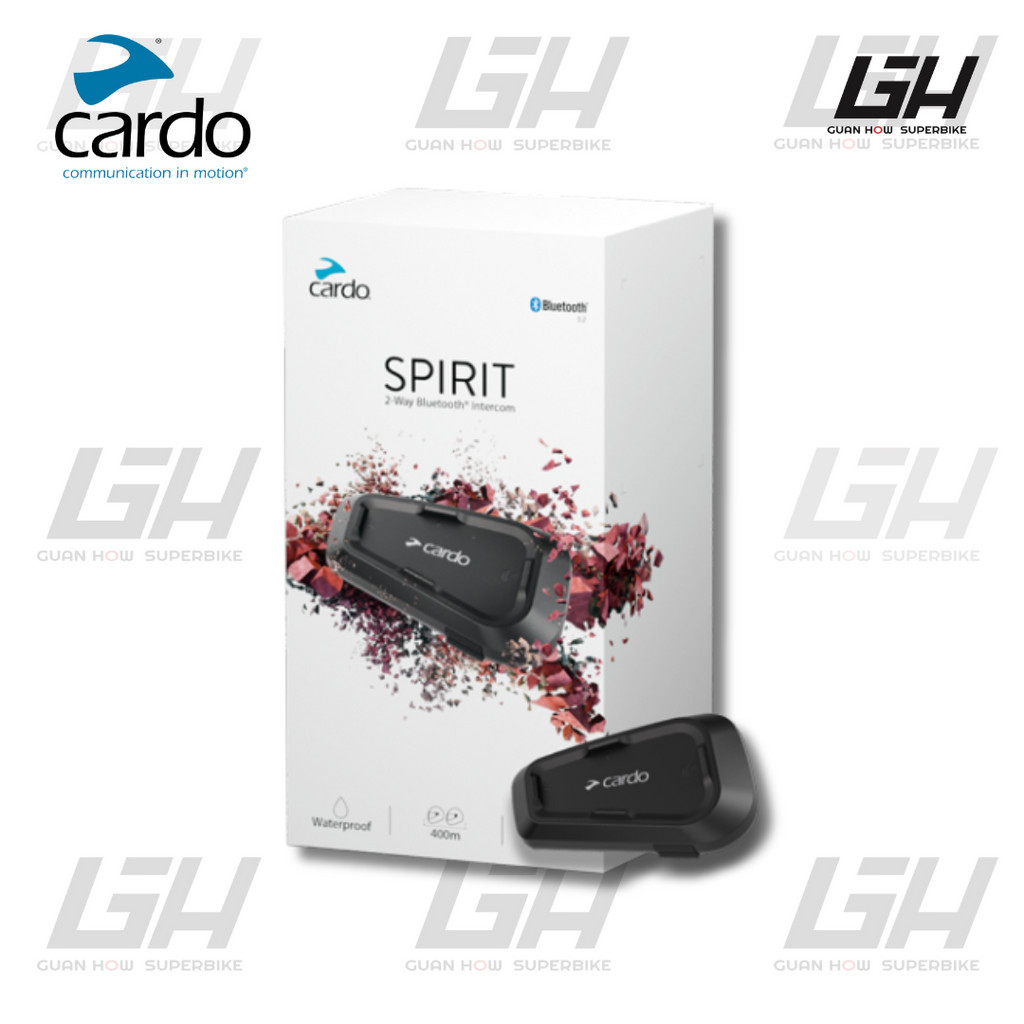 Cardo Spirit Single Set 2 Way Bluetooth Intercom | Shopee Malaysia