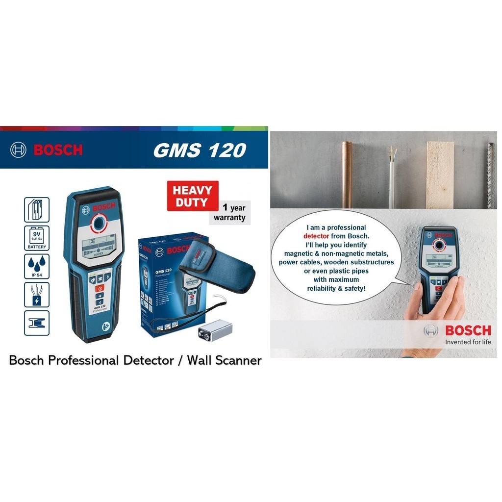 Bosch GMS 120 Professional Multi-Detector Scanner | Shopee Malaysia