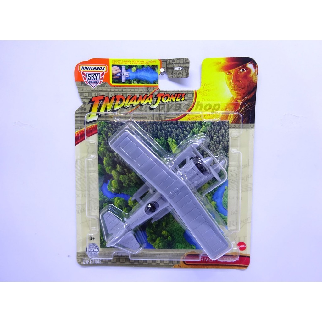 Matchbox Sky Busters Indiana Jones River Flyer Abu Airplane | Shopee ...