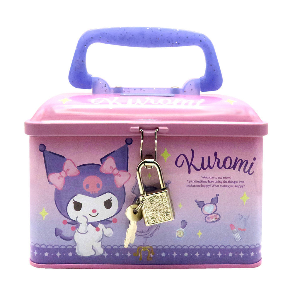 Kuromi pink Coin Bank WIth Lock (8830) | Shopee Malaysia