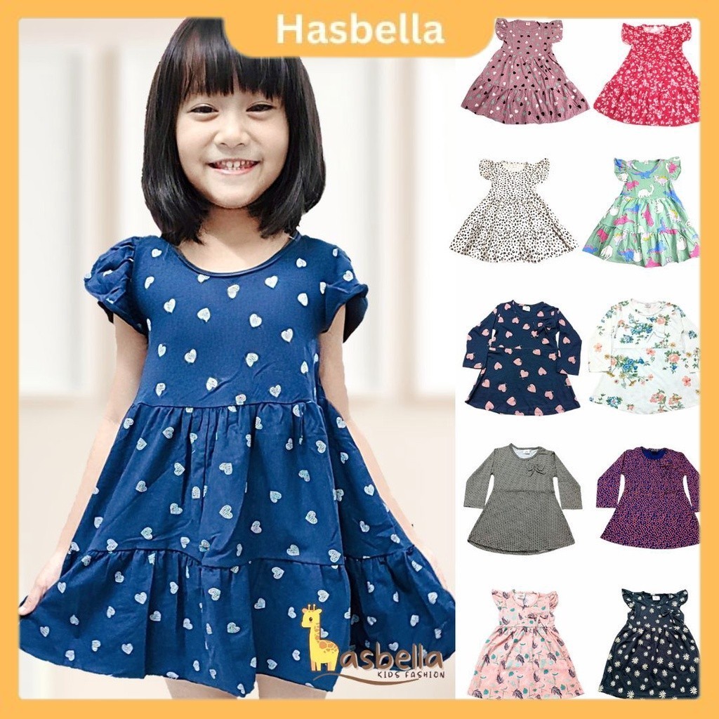 (1-6Y)Dress Budak Perempuan Murah Girl Dresses Baju Gaun Budak ...