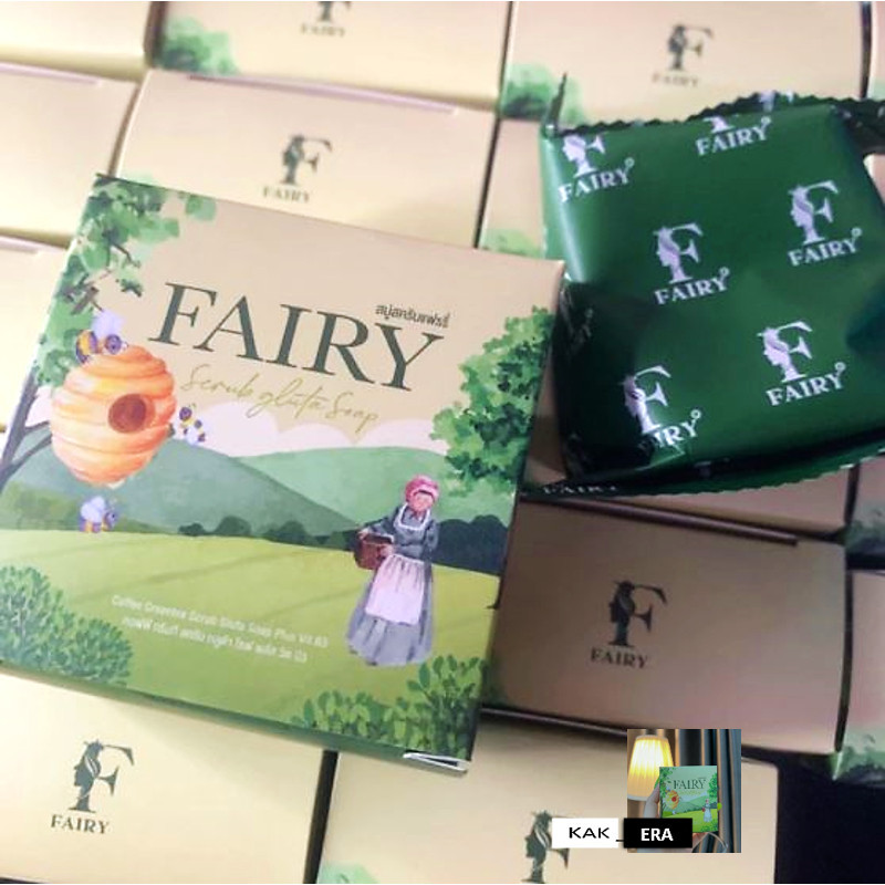 Sabun Scub Gluta Fairy Dengan Ekstrak Kopi dan Teh Hijau Untuk ...
