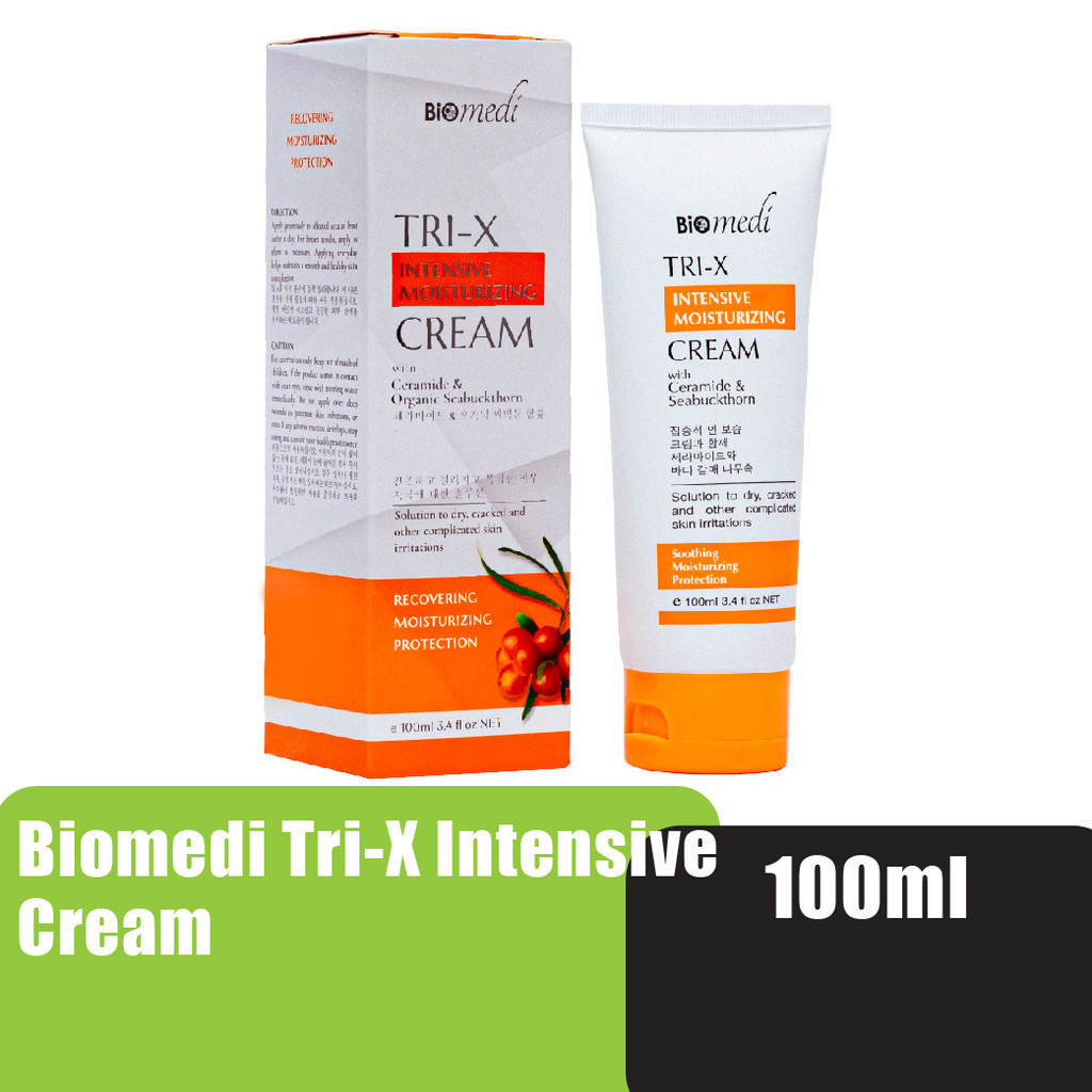 BIOMEDI Organic Seabuckthorn Tri-X Intensive Cream 100ml With Vitamin C ...