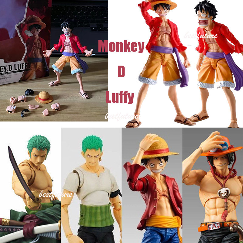 Shf Luffy One Piece Articulado Roronoa Zoro Ace S.H. Figuart Action ...