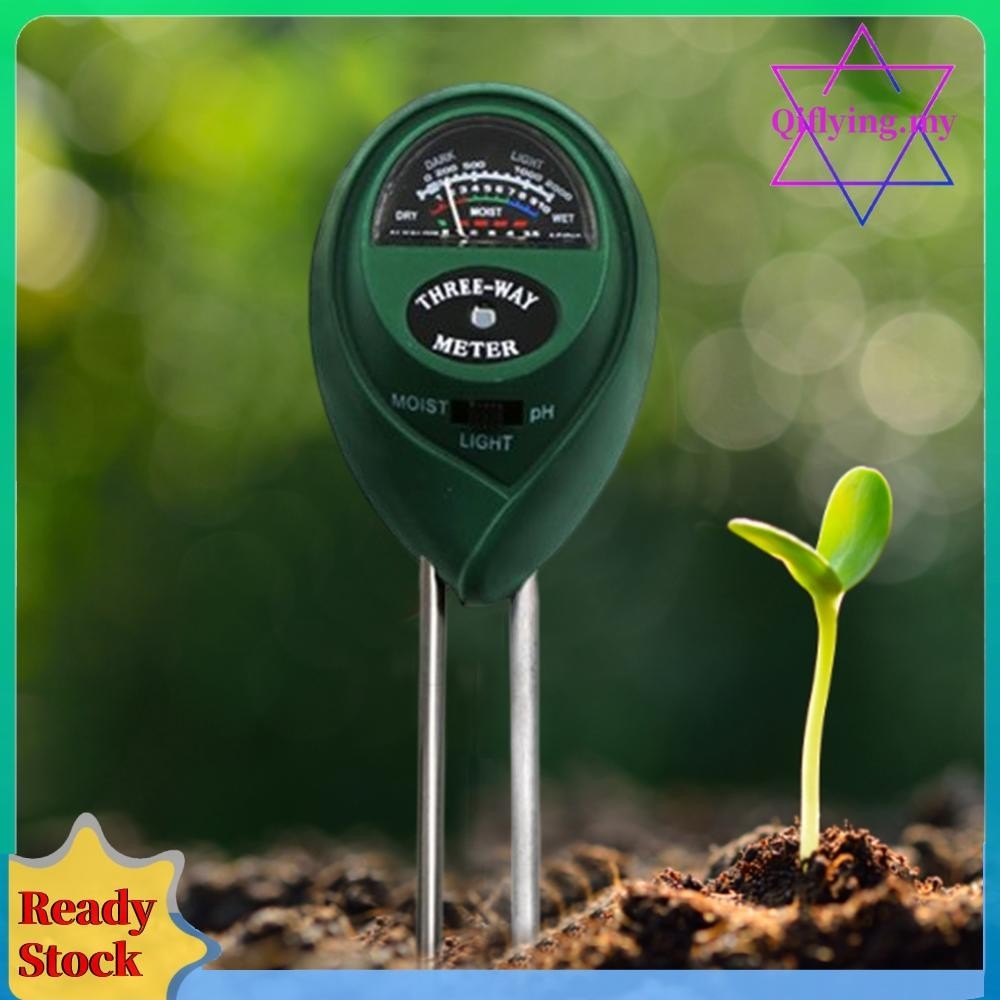 3-in-1 Soil Moisture Meter Accurate Soil Analyzer Detector Gardening ...