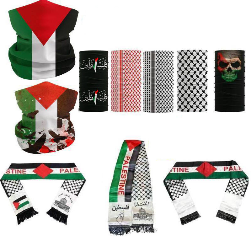 Palestine Scarf Palestine Flags Bandana Mask Decoration Outdoor Hiking ...