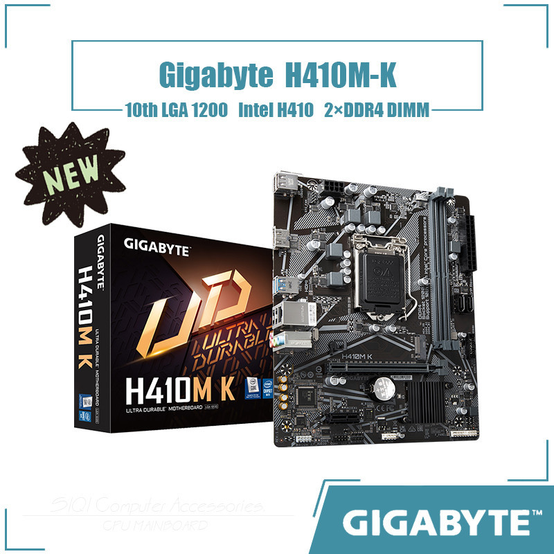 Gigabyte H410M-K MotherboardIntel H470 high-speed chipset, 10th ...