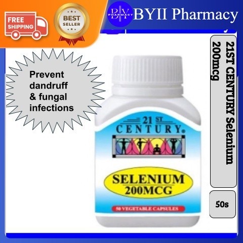 21st Century Selenium 200mcg 50s Antioxidant to prevent dandruff/fungal ...