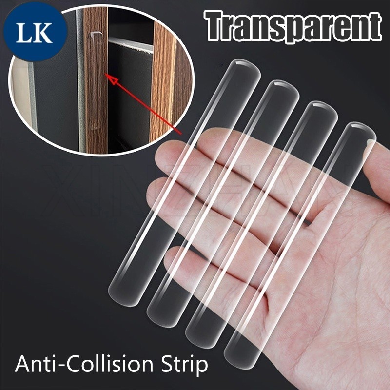 LK Invisible Clear Silicone Door Anti-Collision Sticker Traceless ...