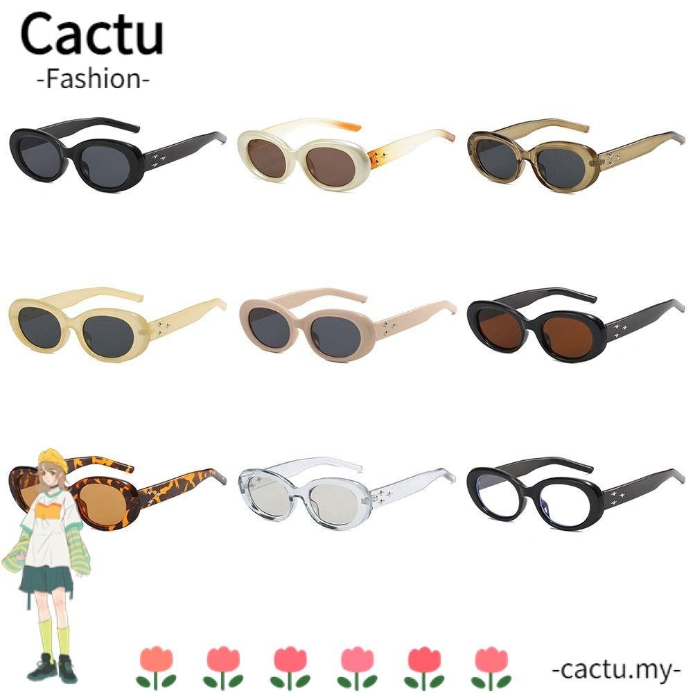 Facc H Oval Sunglasses Hip Hop Narrow Frame Punk Sun Glasses Fashion