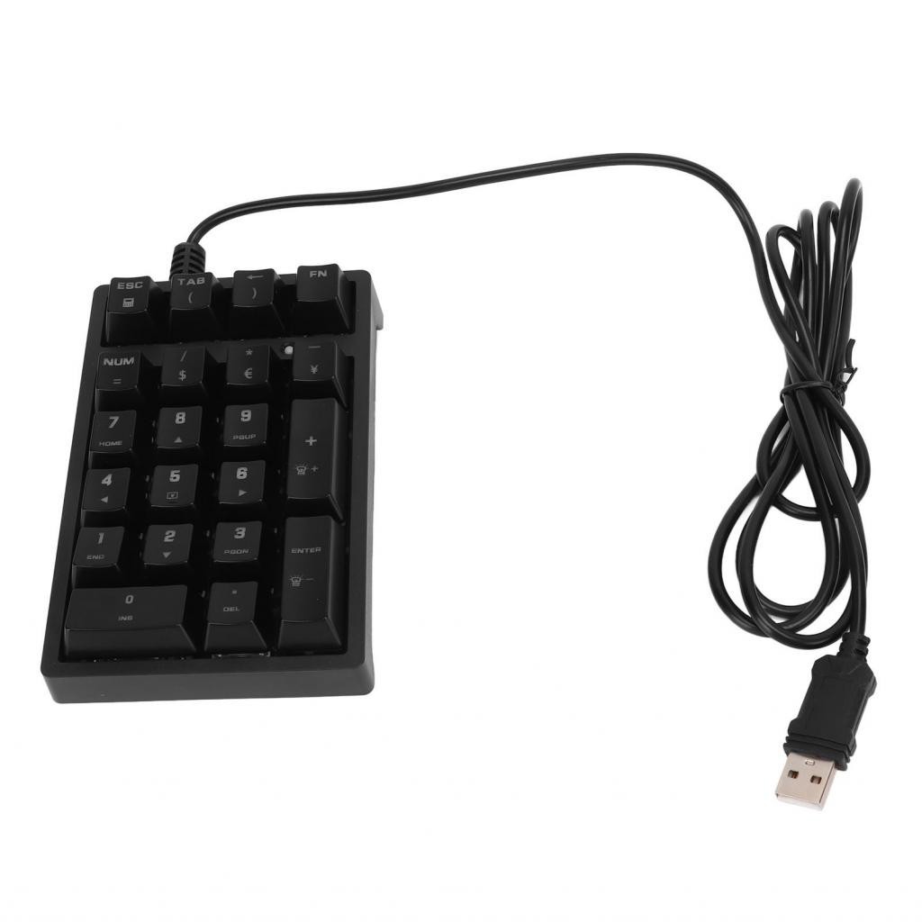 Maib Numeric Keypad Blue Switch Mini 21 Keys Mechanical for PC Laptop ...