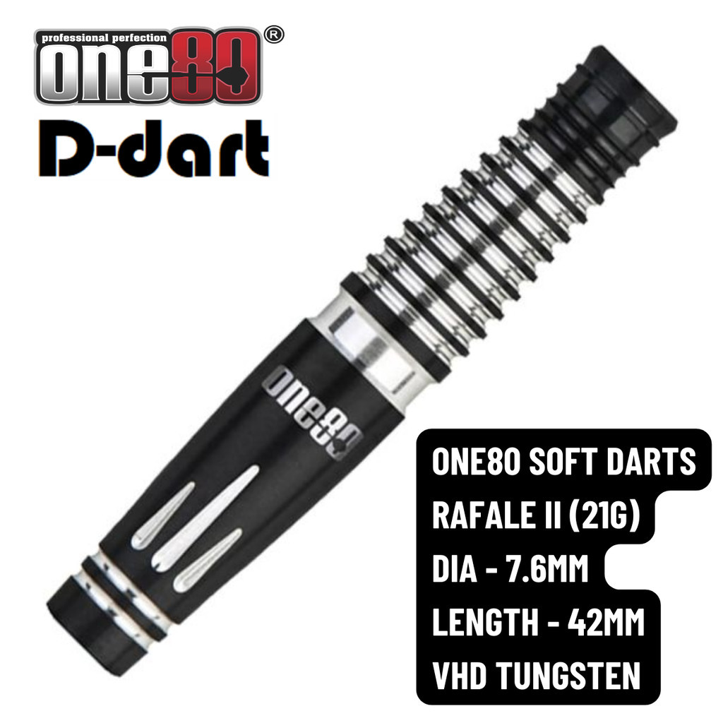 ONE80 SOFT TIP DART - 21G Saori Miyamoto Rafale II SIGNATURE SOFT DARTS ...