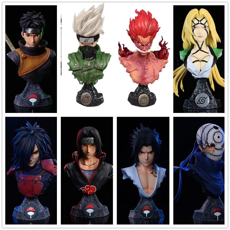 Naruto Bust Statue Uchiha Madara Itachi Kakashi Senju Tobirama Half ...