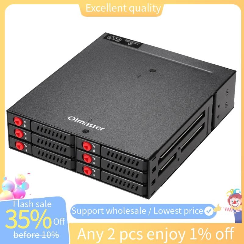 OImaster 6-Bay 2.5Inch SATA SSD HDD Enclosure Mobile Rack/Enclosure ...